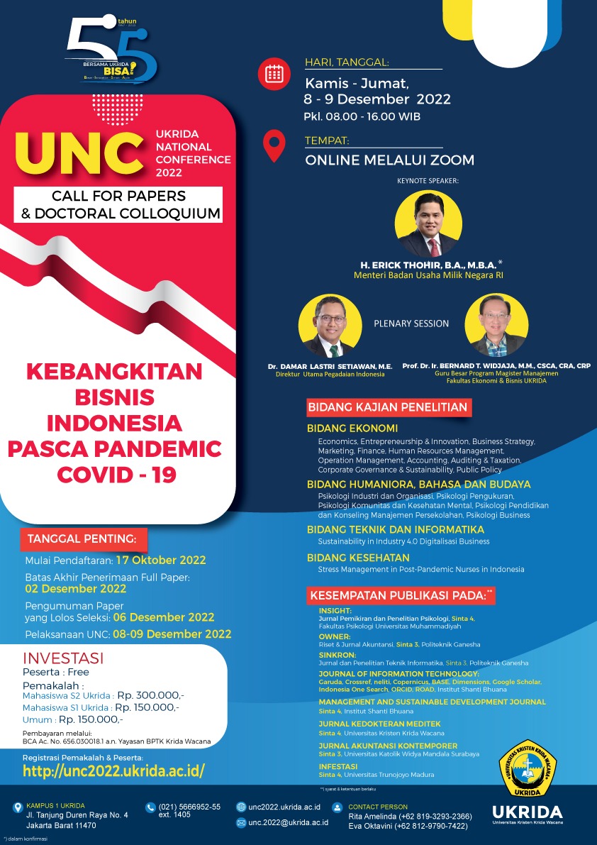 Ukrida National Conference 2022 - UKRIDA.ac.id